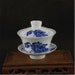 Blue and White Porcelain Teacup Hand-painted Landscape Exquisite ...