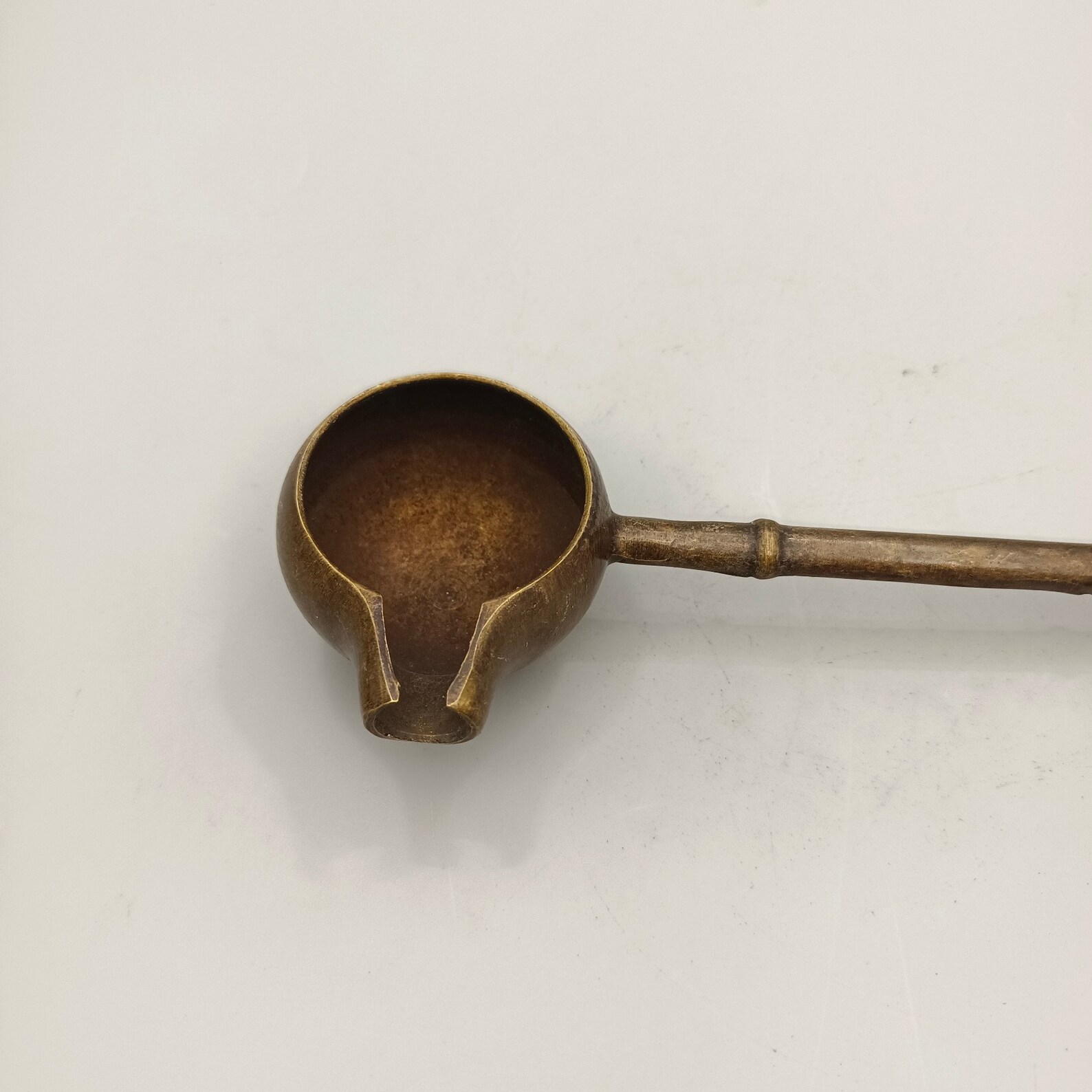 Chinese Antique Pure Copper Hand-carved Long Handle Copper - Etsy