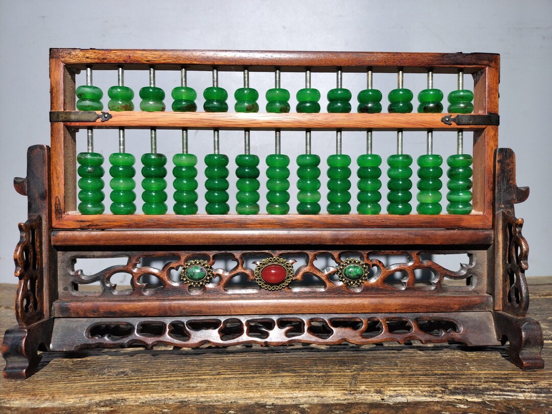 Chinese Antique Natural Rosewood Hollowed Out Inlaid Gems,pure Hand ...