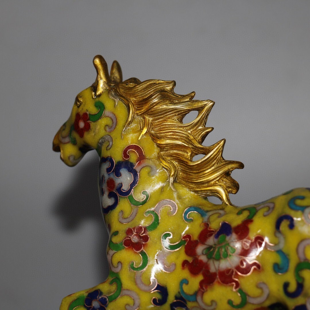 Chinese Antique Pure Copper Cloisonne Handmade Filigree Carving ...