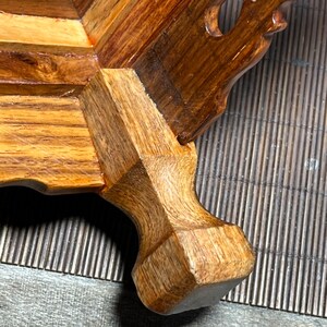 A Set of Chinese Pure Hand-carved Rosewood Square Flower Stands,vase ...