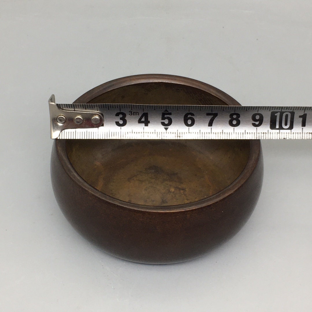 Chinese Antique Pure Copper Bronze Small Pen Wash Jar - Etsy