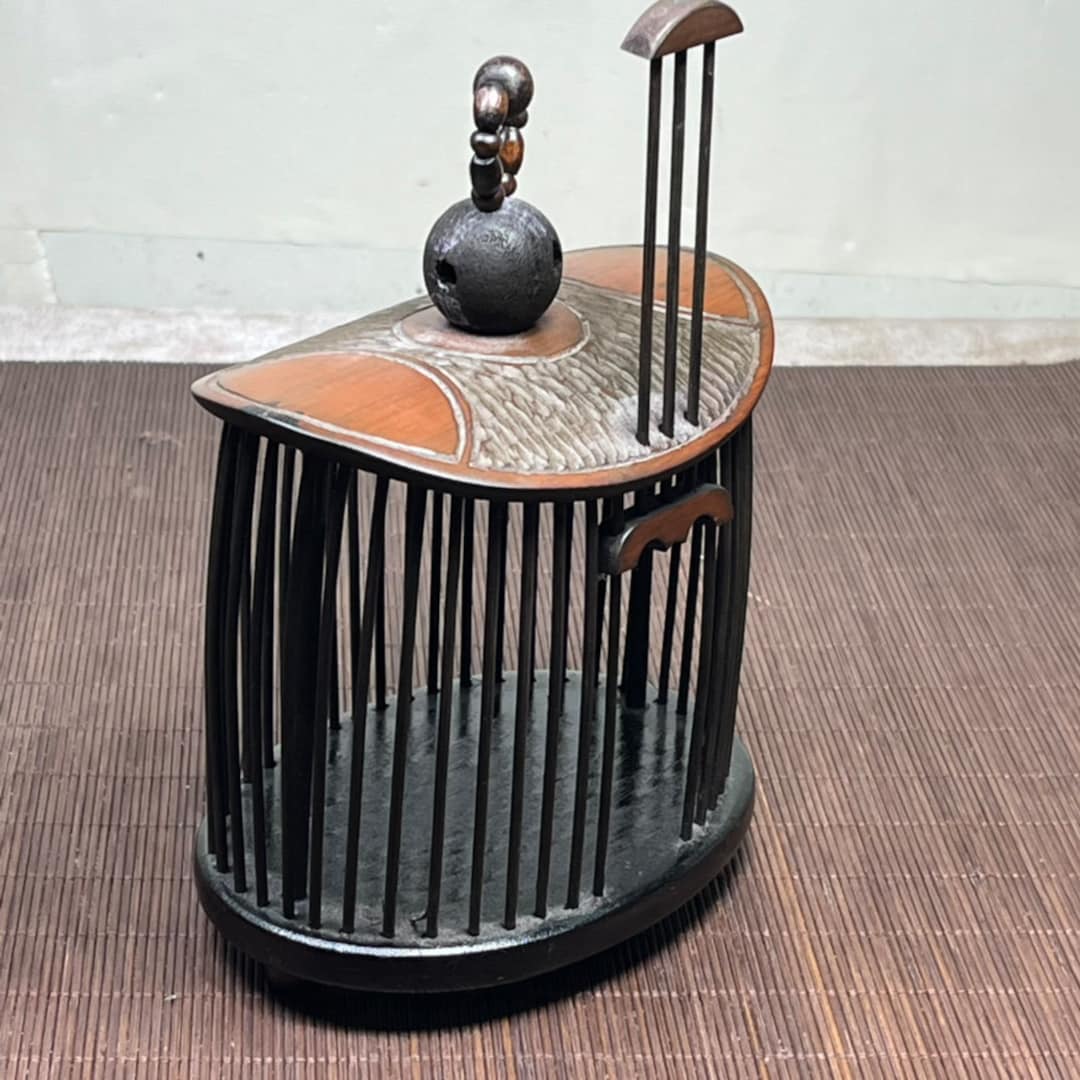 Chinese Antique Pure Handmade Cricket Cage Rosewood Carved Birdcage Pet ...