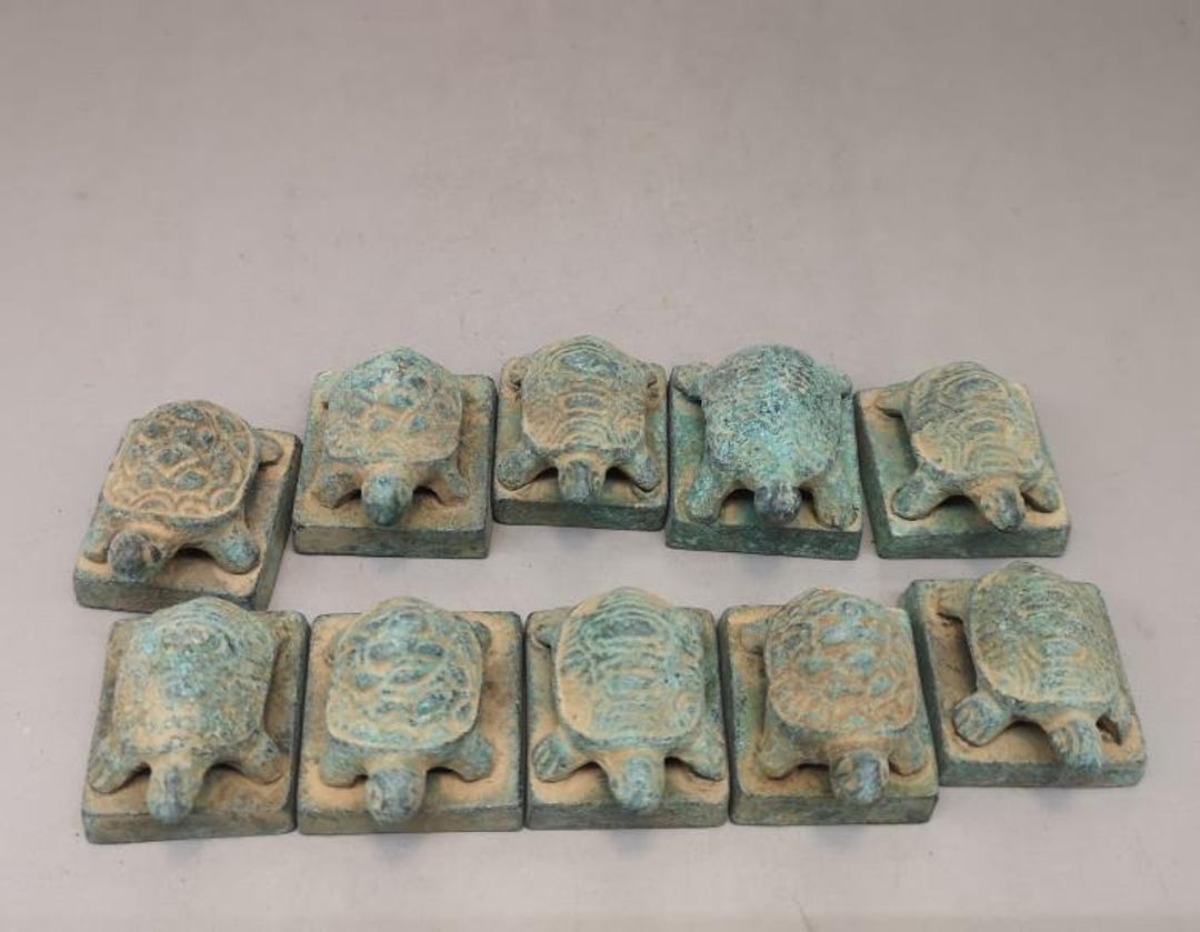 Collect a Set of Copper Turtle Seals, Ancient and Precious - Etsy