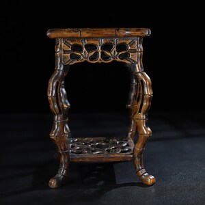 Chinese Antique Pure Handmade Rosewood Carved Flower Stands,vase Base ...