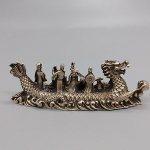 Chinese Antique Hand Carved Exquisite and Unique Pure Copper Eight ...