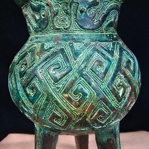 Chinese Statue Pure Hand-carved Han Dynasty Bronze Statue With ...