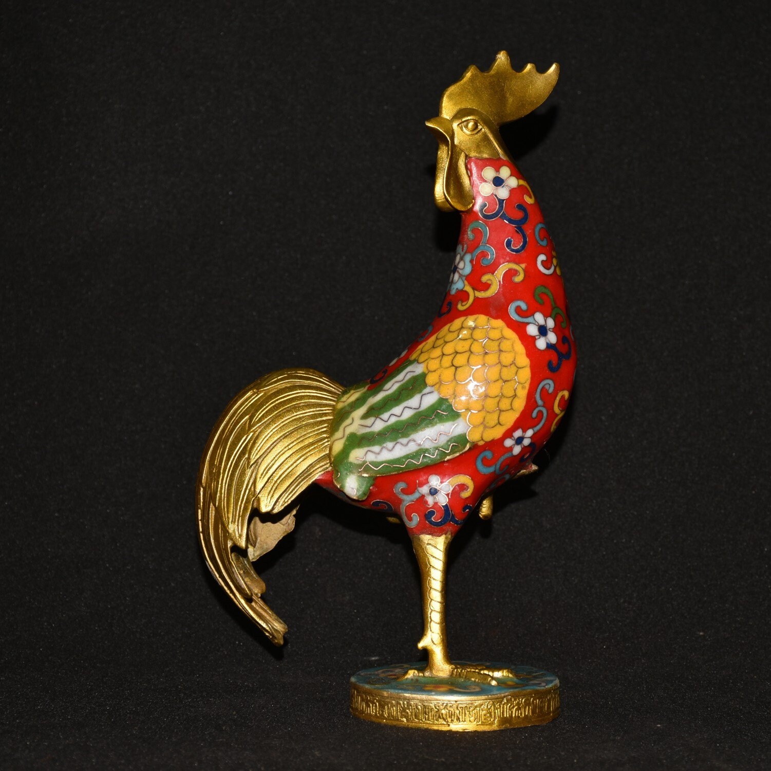 Chinese Antique Exquisite and Unique Pure Copper Cloisonn é Filigree ...