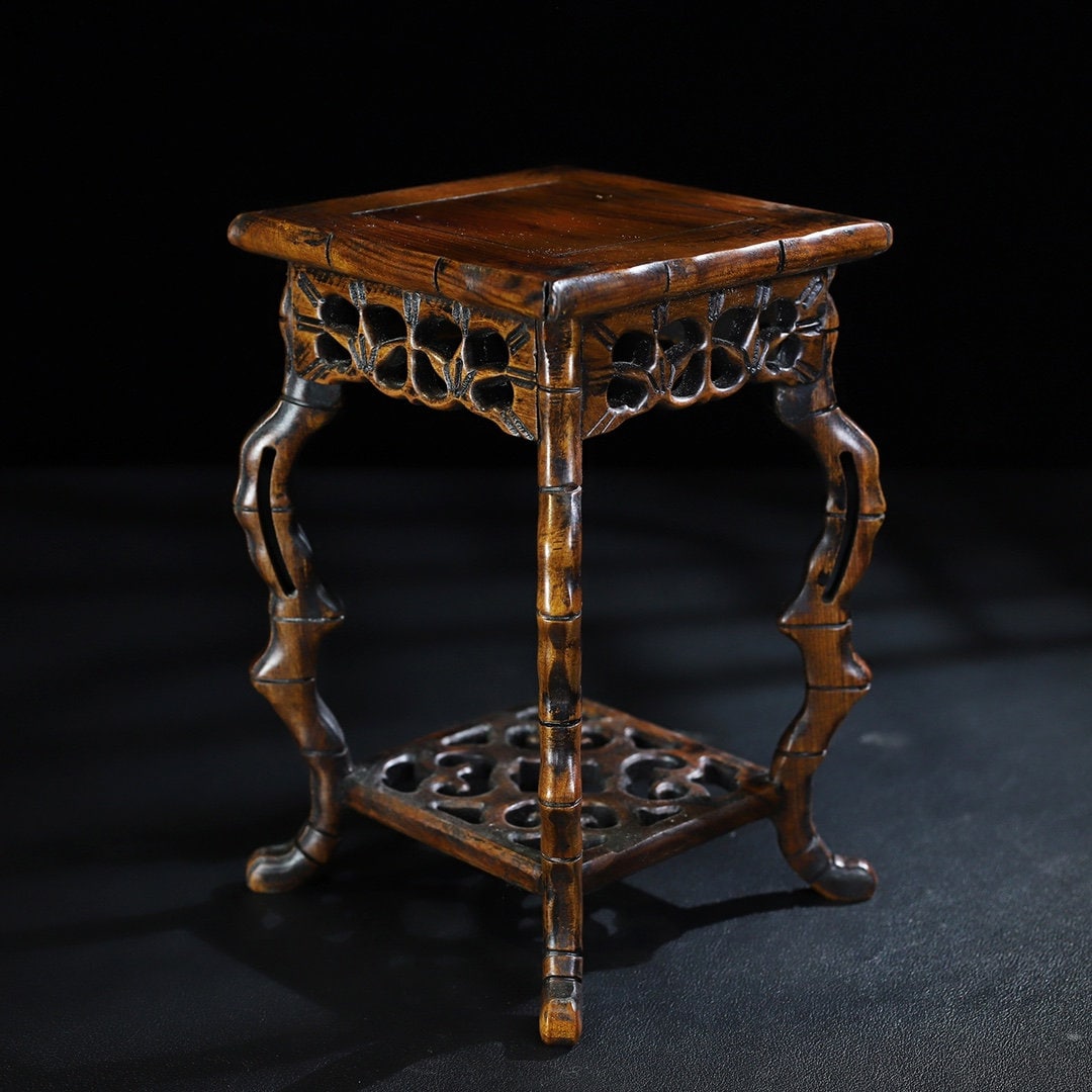 Chinese Antique Pure Handmade Rosewood Carved Flower Stands,vase Base ...