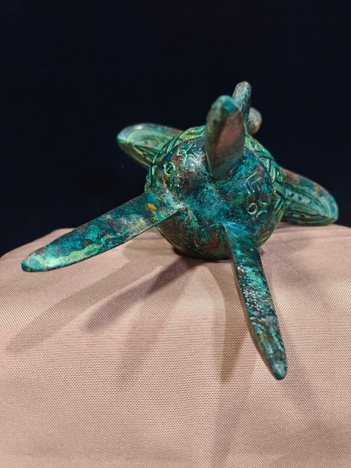Chinese Statue Pure Hand-carved Han Dynasty Bronze Statue With ...
