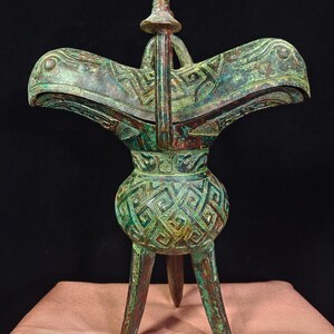 Chinese Statue Pure Hand-carved Han Dynasty Bronze Statue With ...