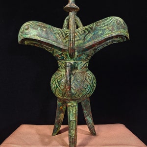 Chinese Statue Pure Hand-carved Han Dynasty Bronze Statue With ...