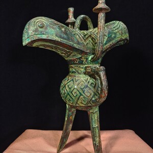 Chinese Statue Pure Hand-carved Han Dynasty Bronze Statue With ...