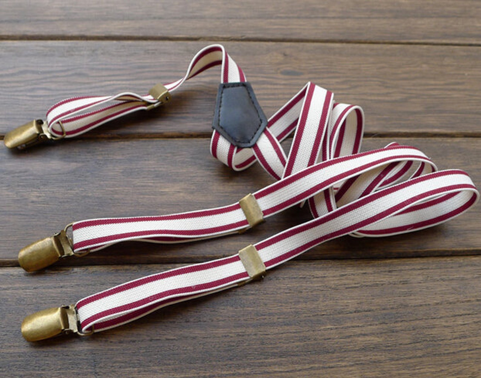 Canvas Leather Suspenders 1.5cm Width Retro Wedding Suspender - Etsy