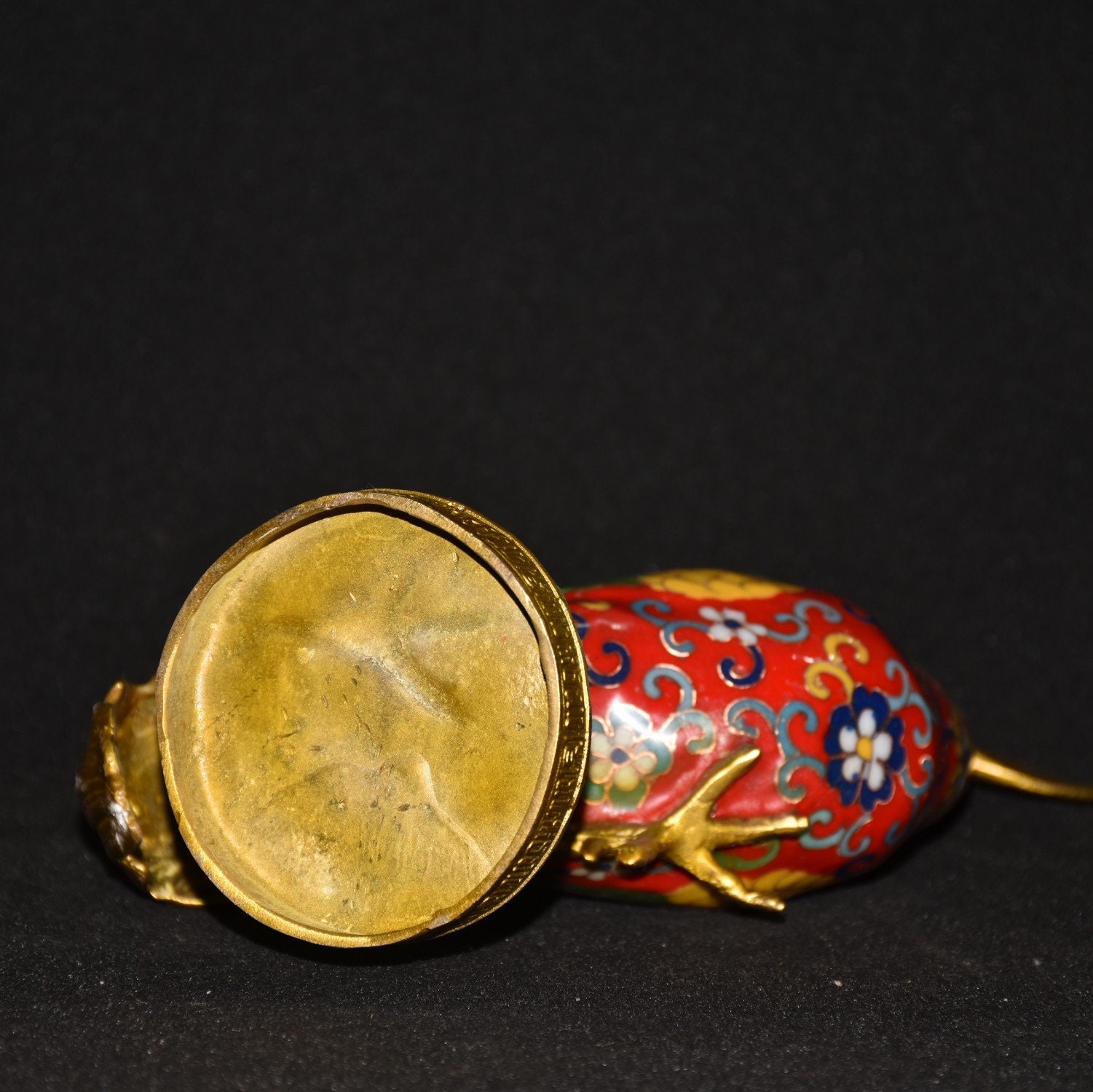 Chinese Antique Exquisite and Unique Pure Copper Cloisonn é Filigree ...