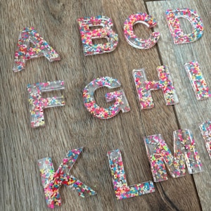 Sprinkle Alphabet Letters - Etsy