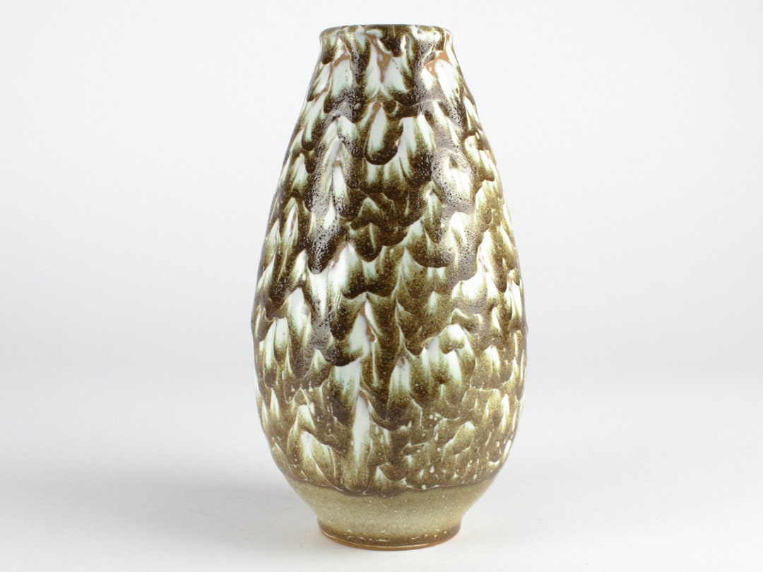 Vintage Bürgel Studio Ceramic Vase by Freidel, East German Pottery, Mid ...