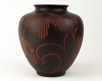 Sgraffito Vase - Etsy