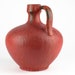 Ruscha Vulkano, Red Ceramic Vase, West German Pottery, Mid Century ...