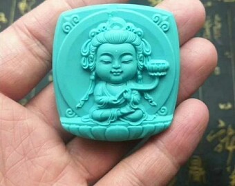 Blue Buddha Necklace - Etsy