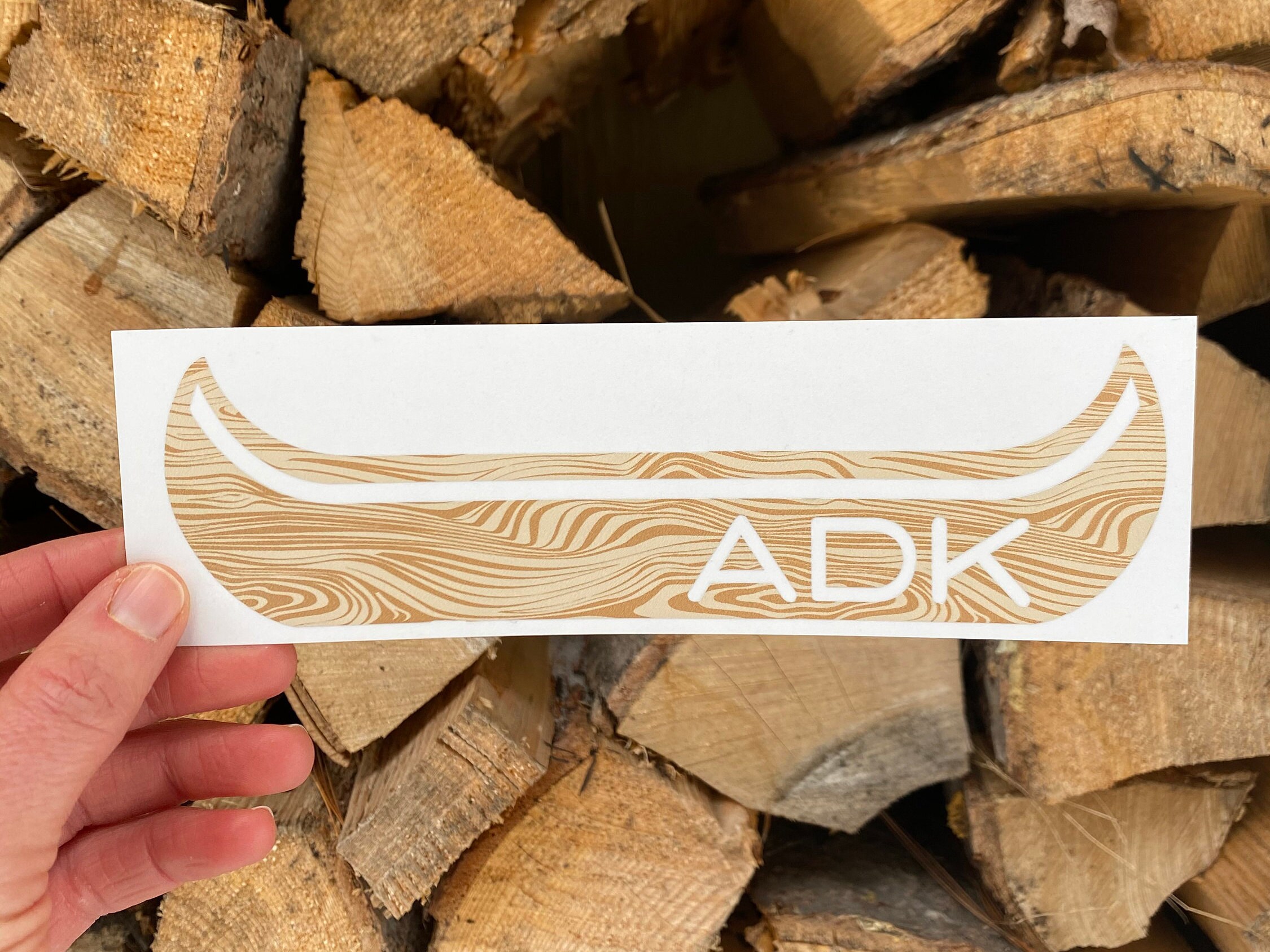 Adirondack Canoe Vinyl Decal Customize / Adks / Paddling Decal | Etsy