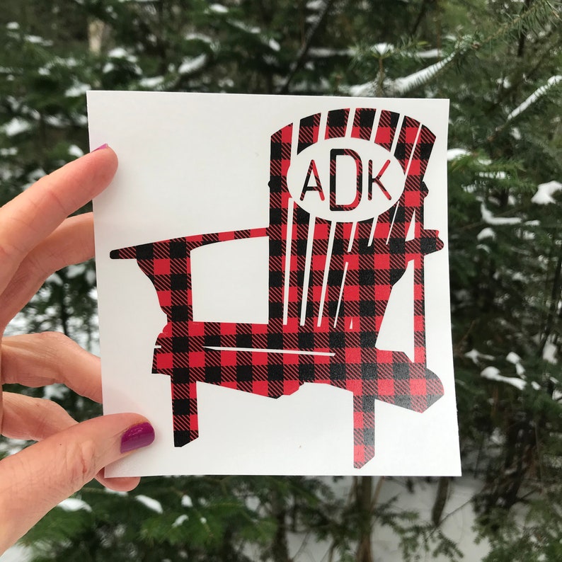 Adirondack Chair Decal / Lake Life Decal / Mountain Decal / - Etsy
