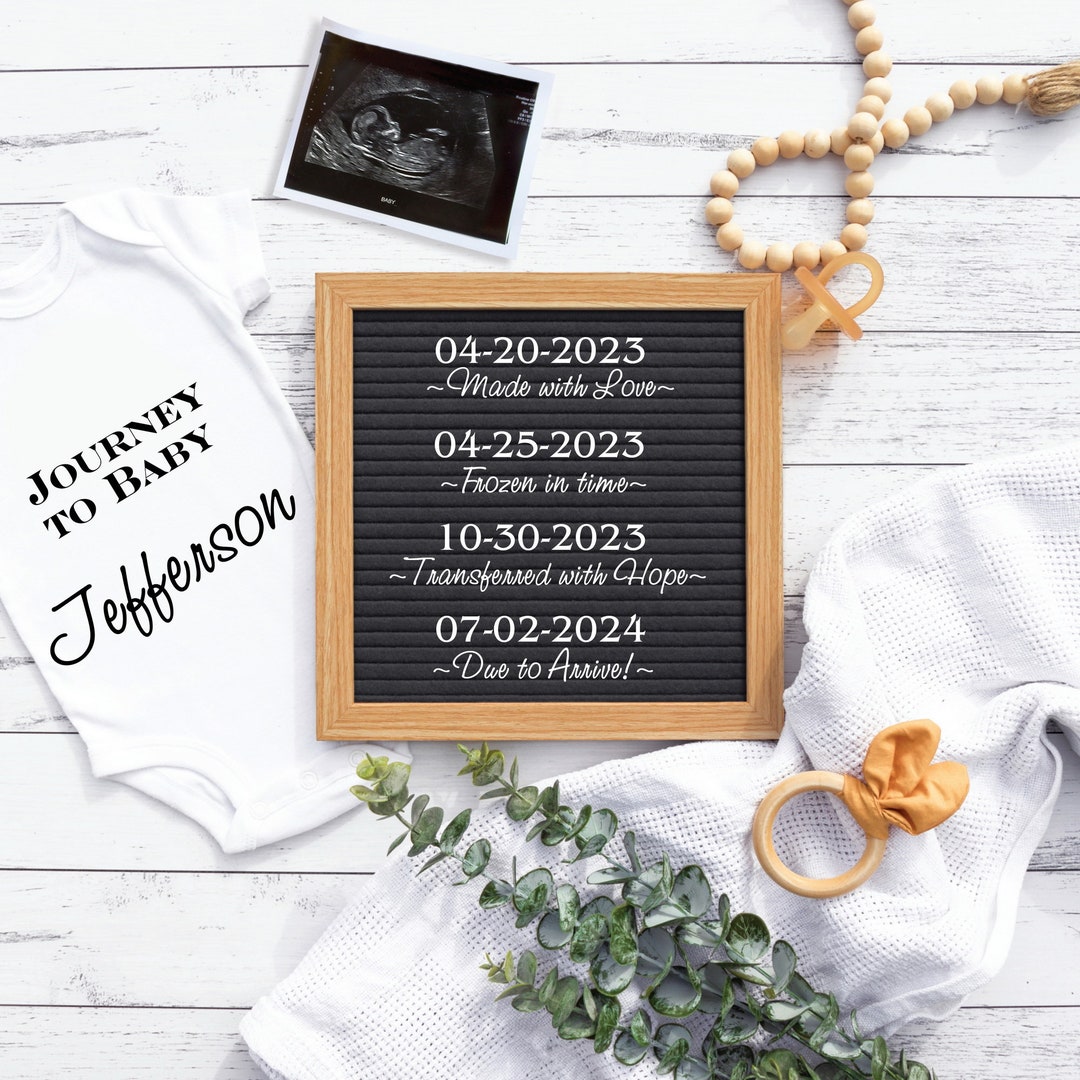 Surrogacy Pregnancy Announcement IVF Pregnancy Announcement Digital ...