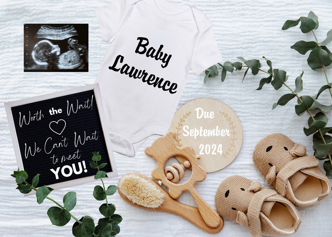 Surrogacy Pregnancy Announcement / Digital Baby Announcement / IVF ...