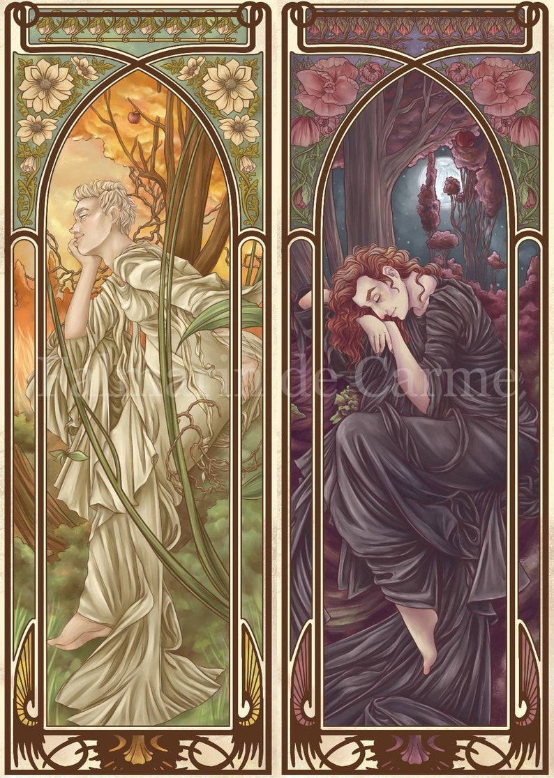 An Evening and Night in Eden Good Omens print | Etsy