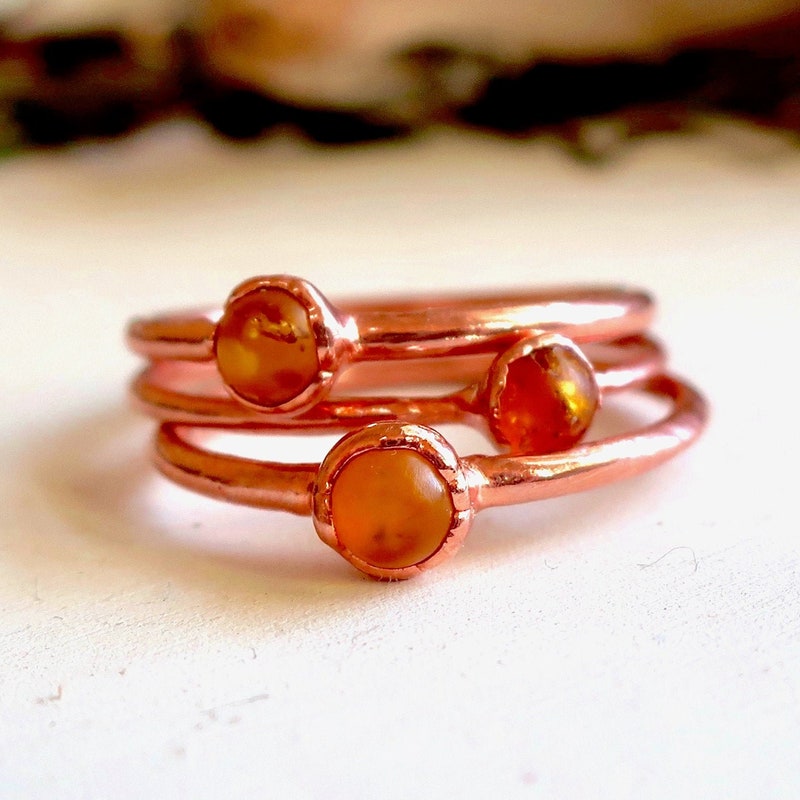 Amber Ring - Etsy