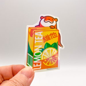 Holographic Handcut Vinyl Drink Sticker | Water Bottle Sticker, Food ...
