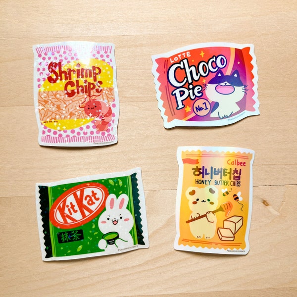 Asian Snack Sticker - Etsy