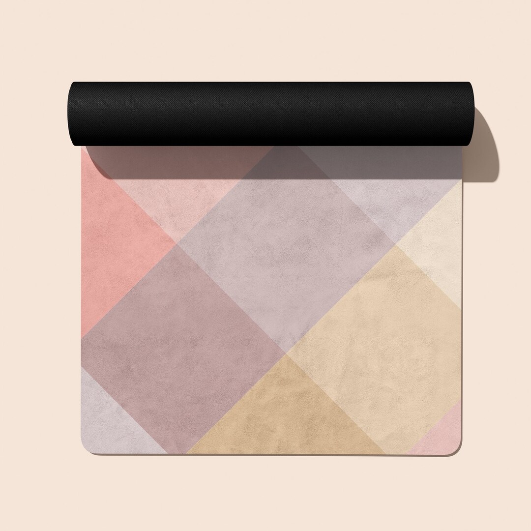 Simple Yoga Mats With Strap for Yoga Lover, Unique Rubber Bottom Yoga ...