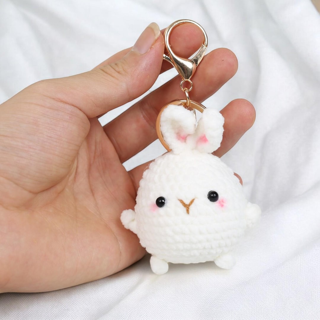 Handmade Crochet Pendant, Cute Small Crochet Animal Plushies, Crochet ...