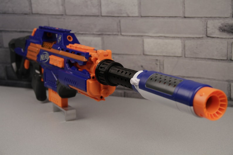 3D Printed Vented Barrel Extension for Nerf - Etsy UK