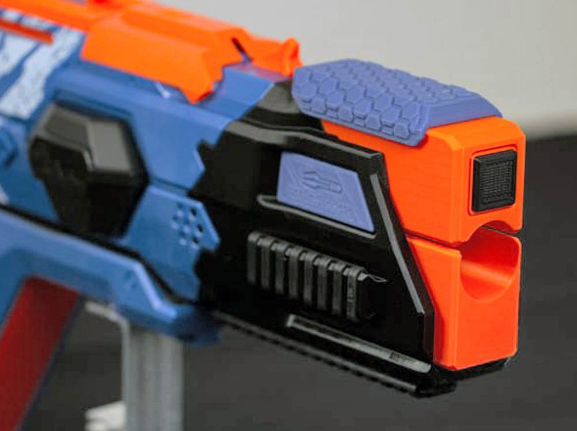 Nerf Perses Block Head Barrel Extension | Etsy