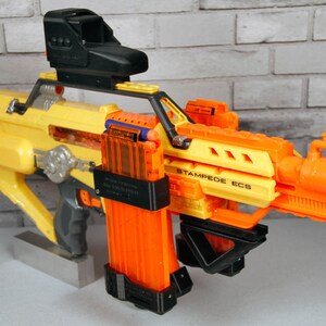 3D Printed Solid Nerf Magazine Clip Mount (cam Lock Design) - Etsy