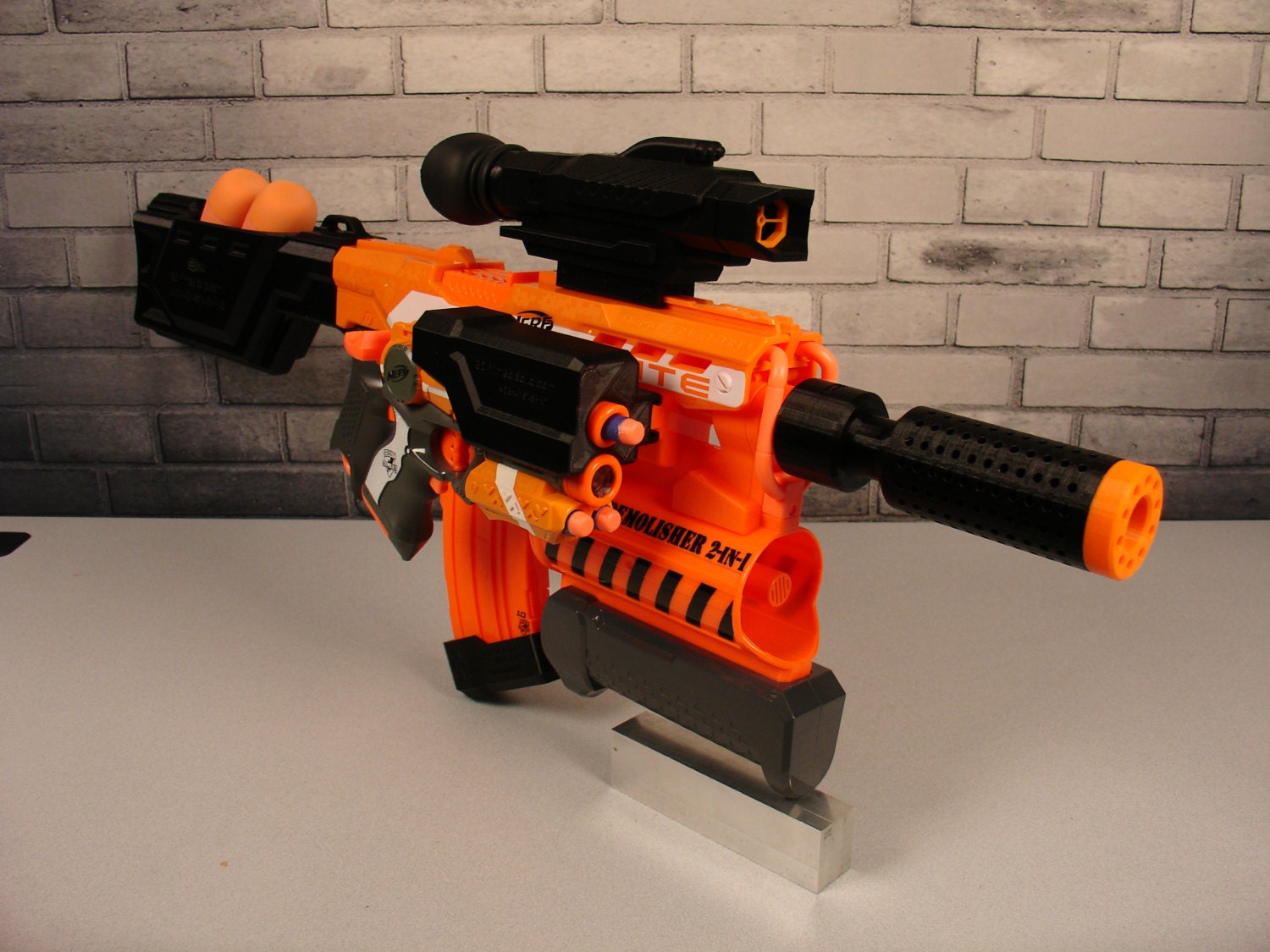 3D Printed – Seal Team Design - Suppressor/silencer for Nerf Gun - Etsy