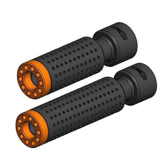 3D Printed Seal Team Design Suppressor/silencer for Nerf | Etsy UK