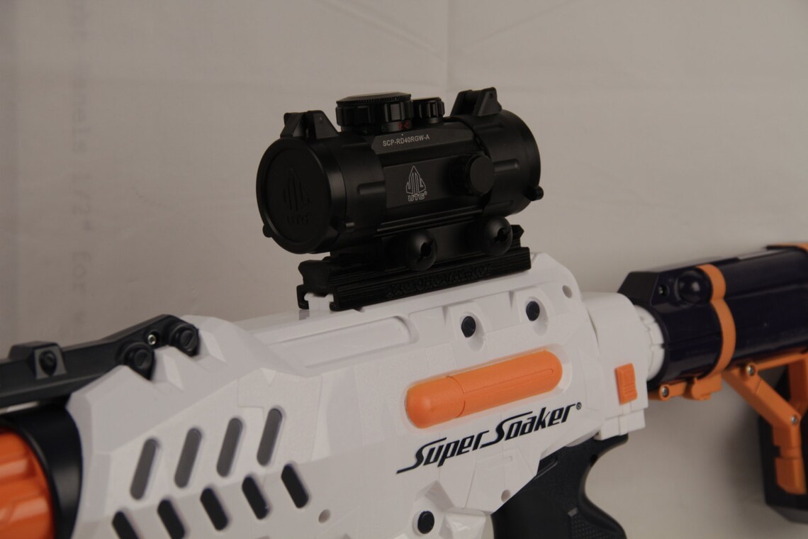 3D Printed Nerf to Picatinny Top Rail Mount for Nerf Gun - Etsy