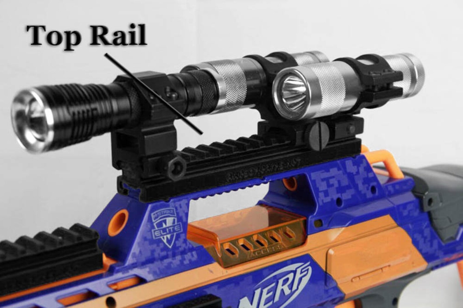 Picatinny Top/front/side/bottom/set Rails for Nerf Rapidstrike | Etsy