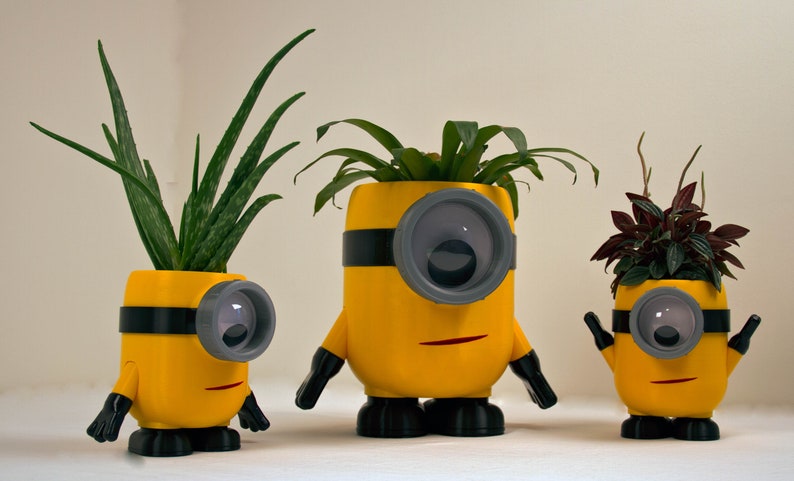 Minion Flower Pot - Etsy