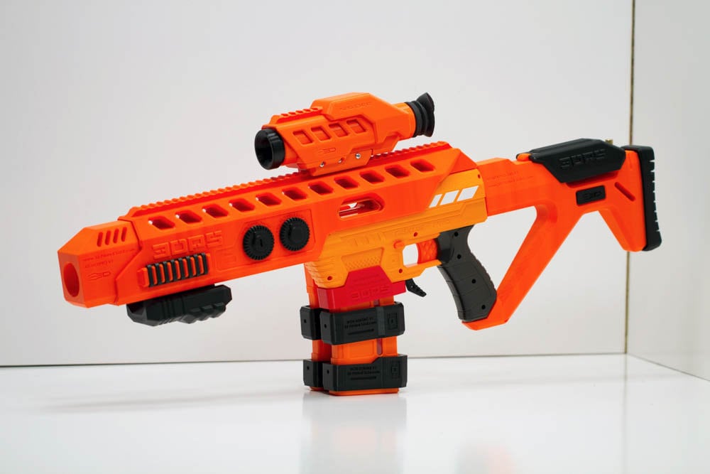 3D Printed Front End for Nerf AF Nexus Pro Blaster - Etsy