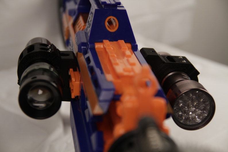 3D Printed – Nerf to Flashlight/laser Mount for Nerf Gun - Etsy