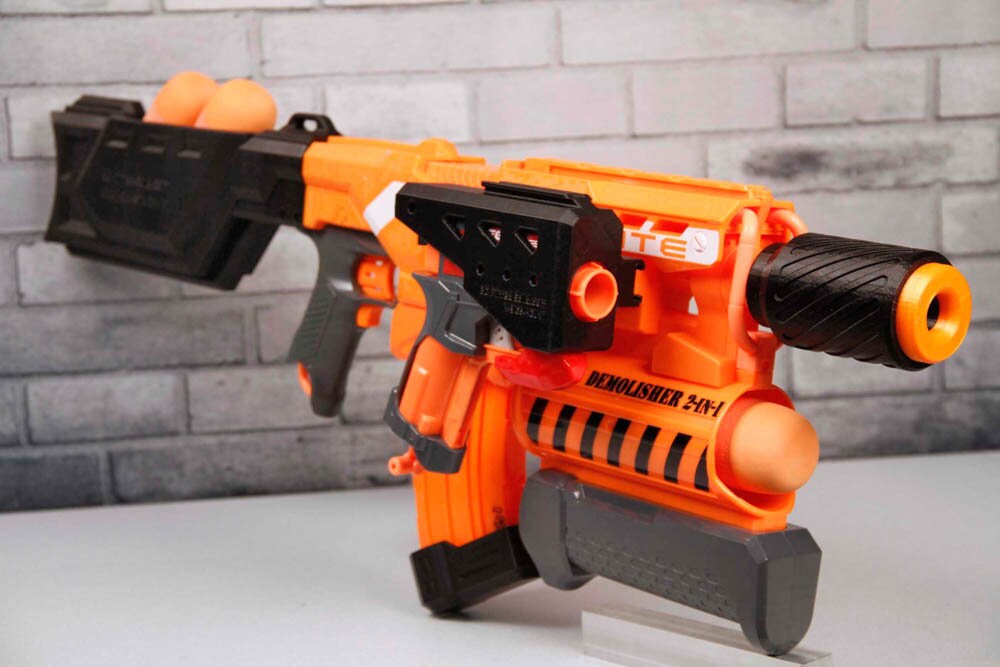 Kurz Suppressor for Nerf Blaster | Etsy