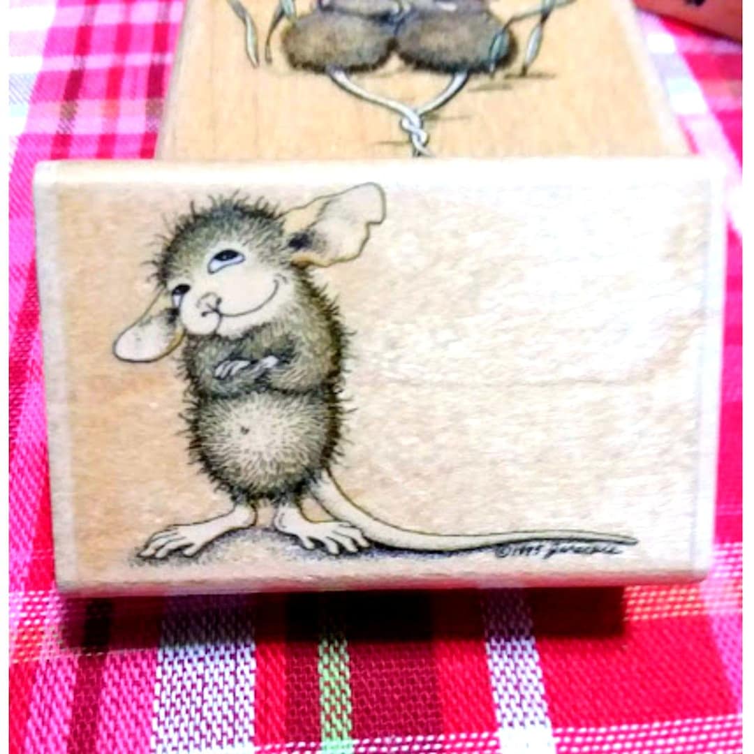 Vintage House Mouse Stamp Stampabilities 1995 Mudpie Wonders HMER 1003 ...