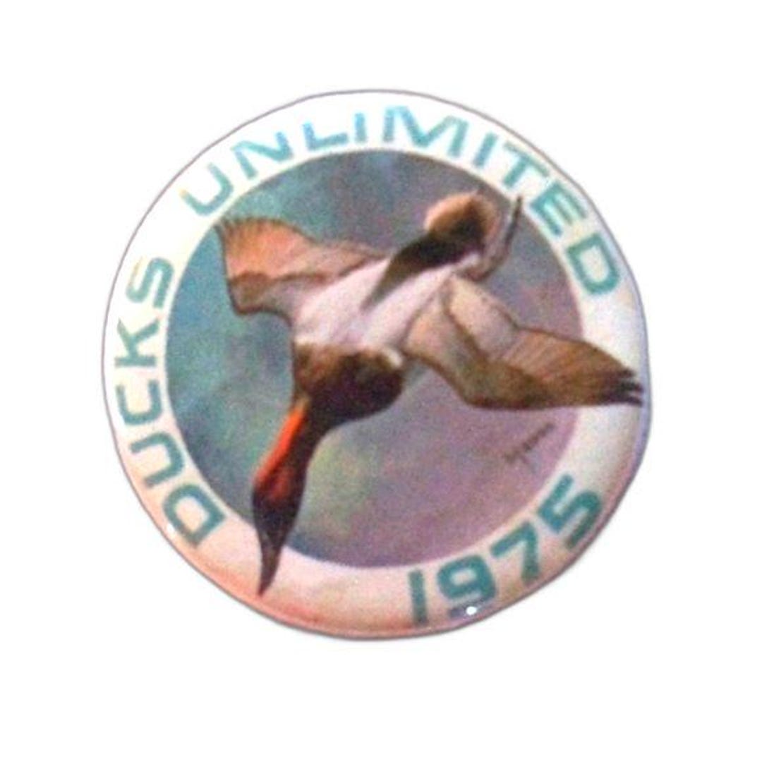 Vintage 1975 Ducks Unlimited Button Lapel Pin - Etsy