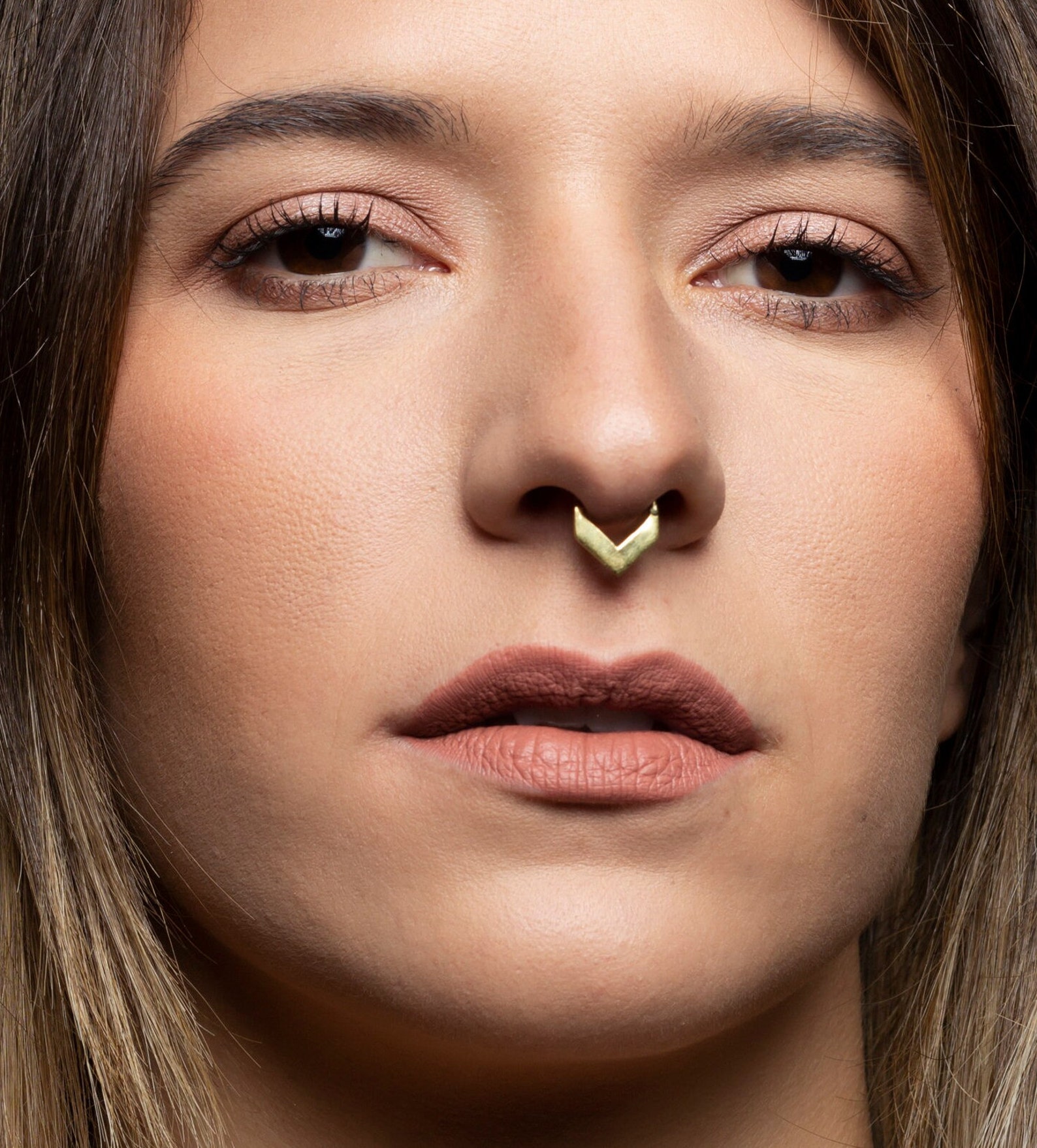 Silver Septum Ring Triangle 18g-1mm 16g-12mm 14g-16mm - Etsy