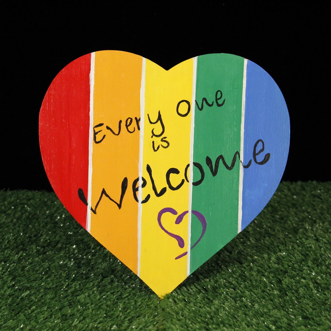 LGBTQ Pride Welcome Sign, Small - Etsy