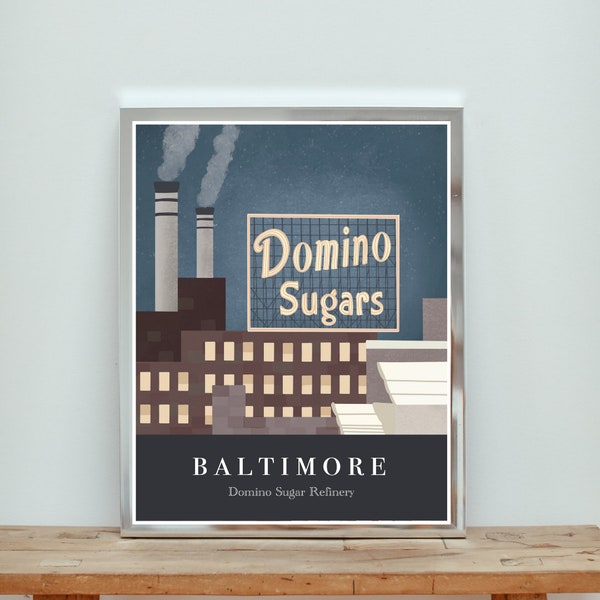 Baltimore Domino Art - Etsy